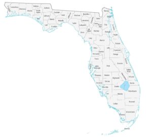 Florida County Map | State of Florida County Map | Florida County