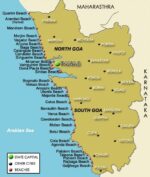 Goa Beach Map | Famous Beaches in Goa | Best Beaches in Goa
