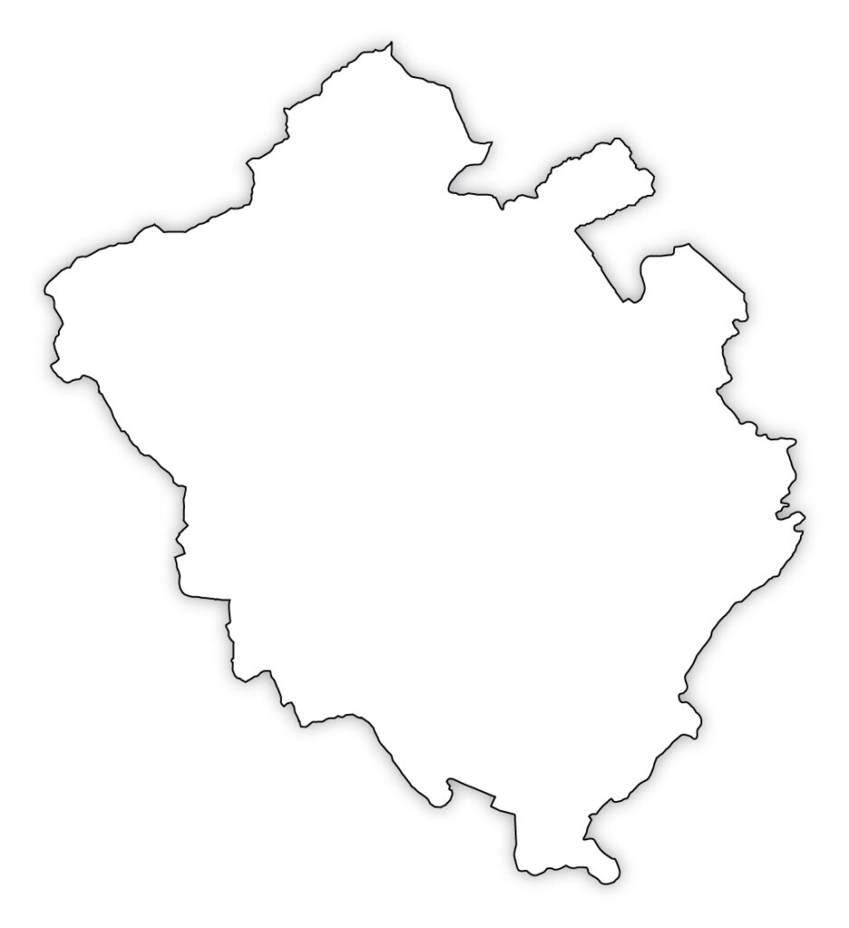 Chandigarh Outline Map | Outline Map of Chandigarh