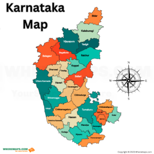 Karnataka District Map - All Completed List 2023